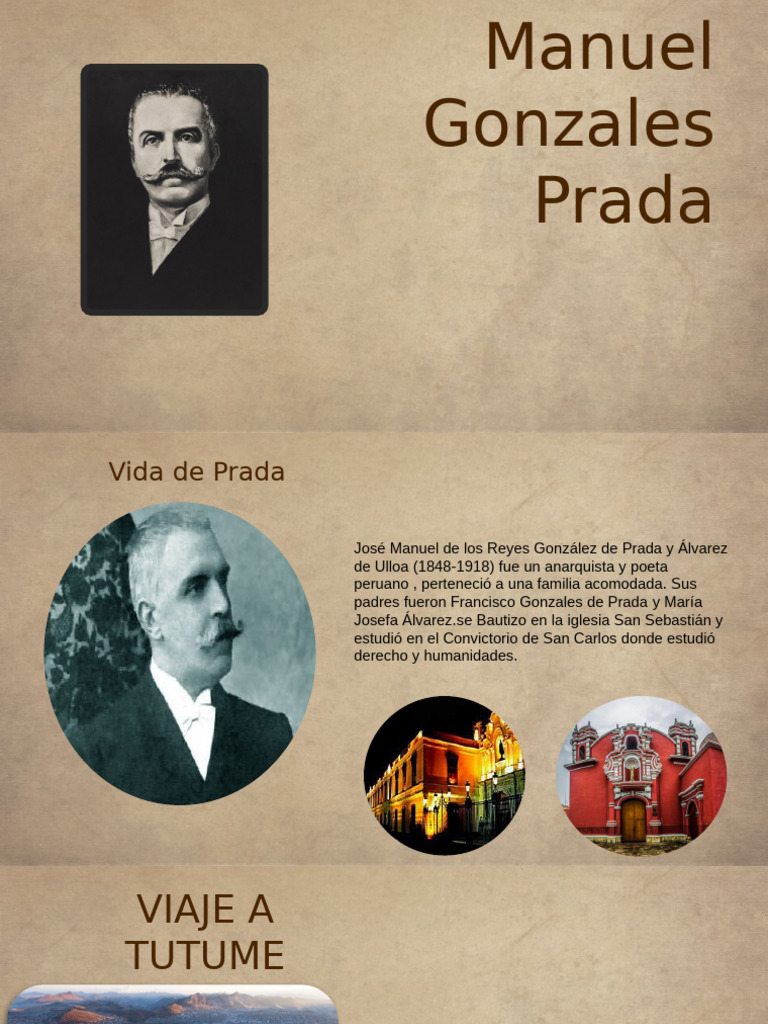 Manuel Gonzalés Prada | PDF