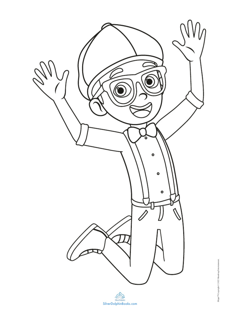 Blippi Coloring Pages Final | PDF
