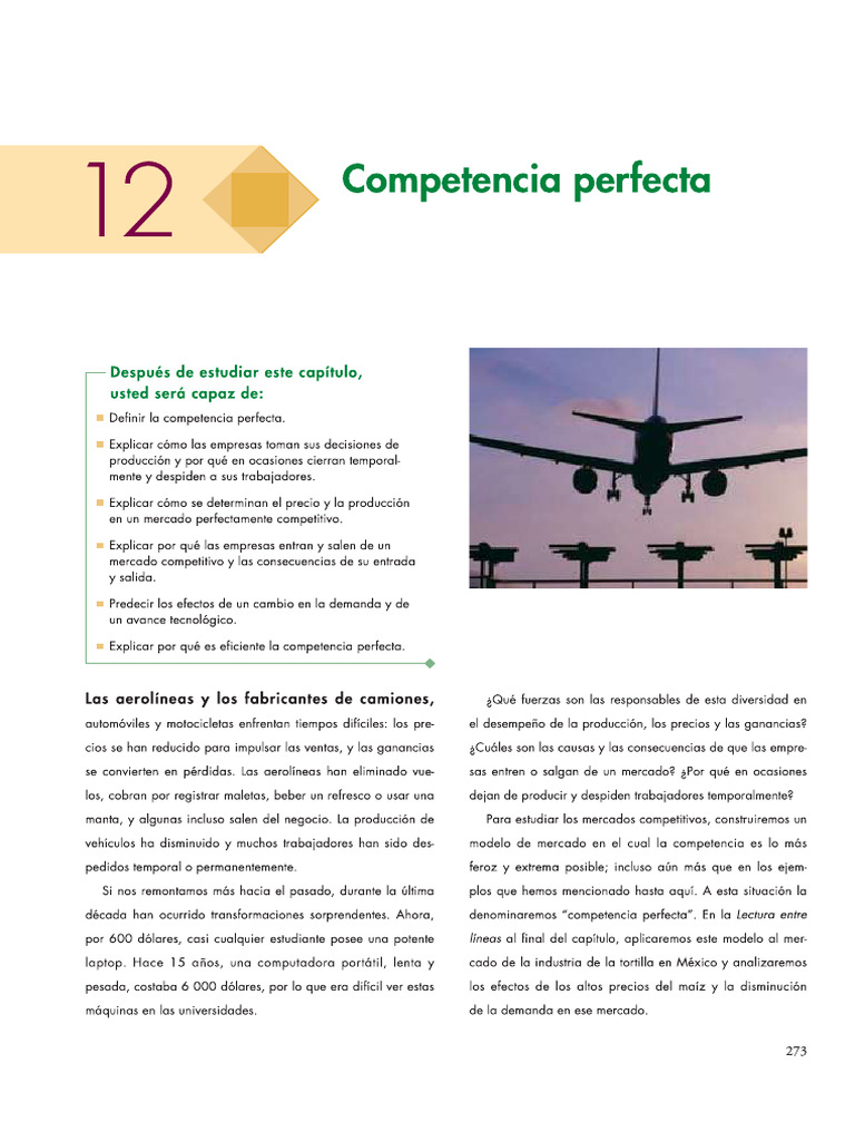 Capítulo 12. Competencia Perfecta | PDF