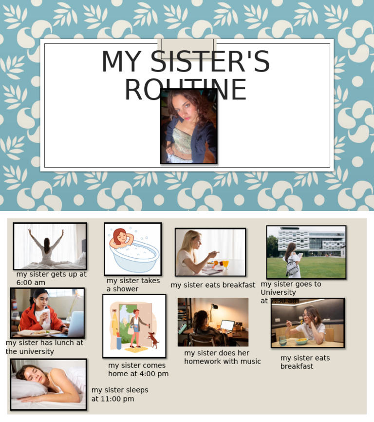 My Sister's Routine | PDF
