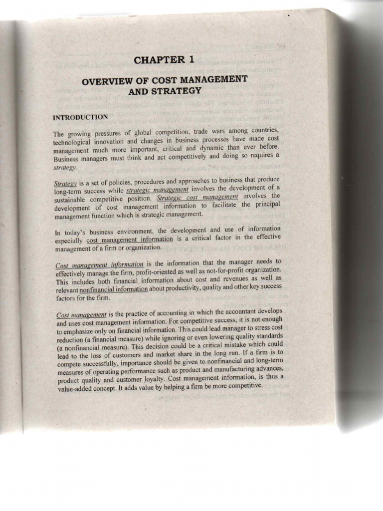 SCM Chapter 1A | PDF