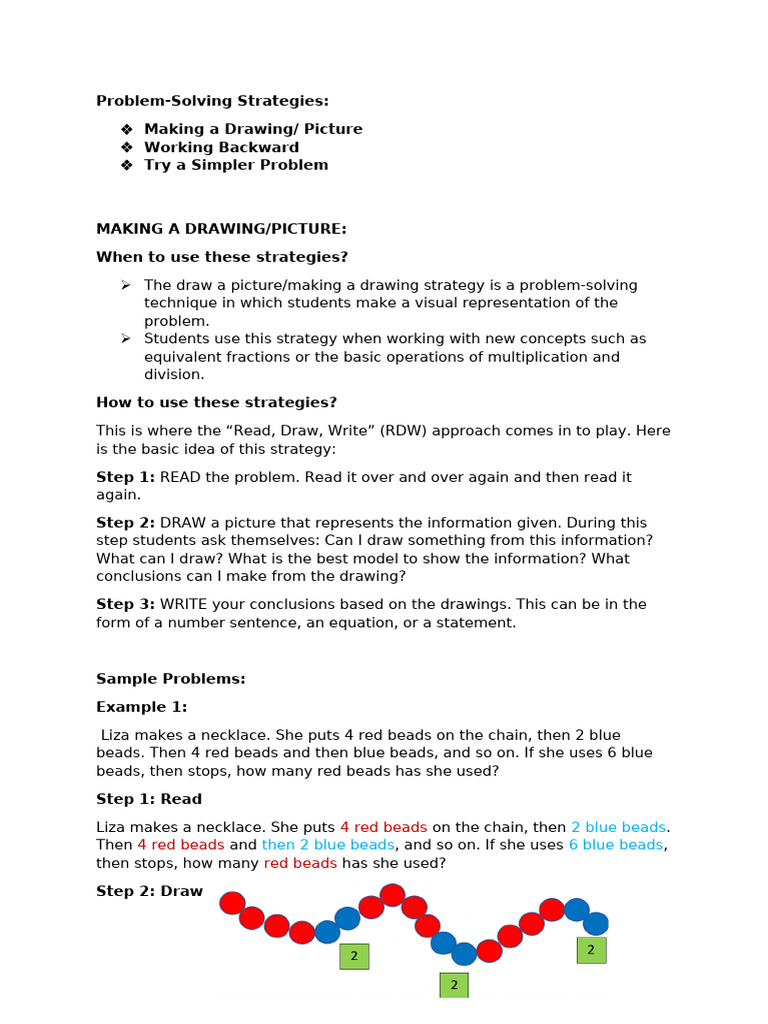 Solving A Simpler Problem | PDF