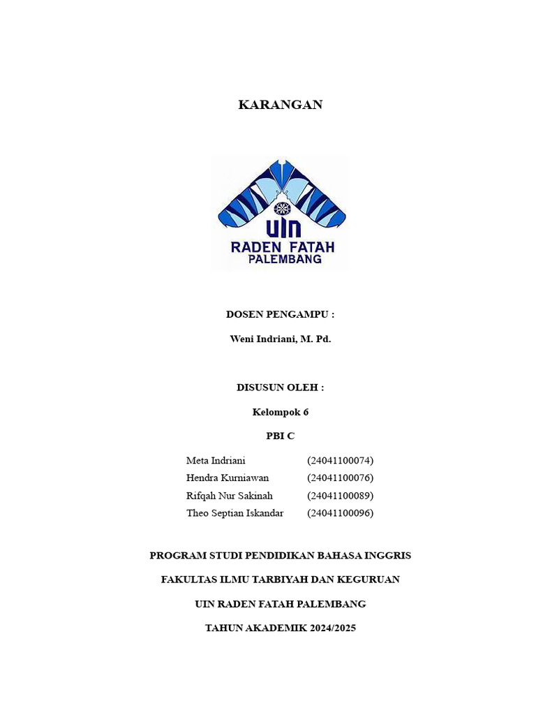KARANGAN g6 | PDF