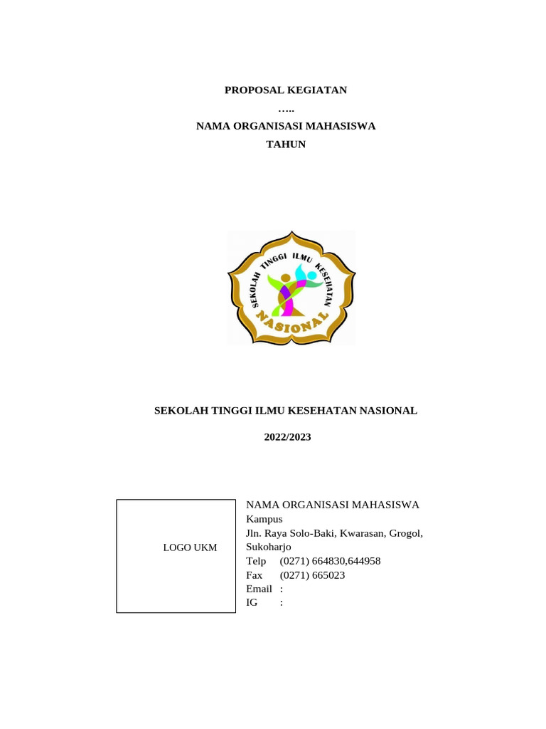Proposal-Kegiatan Ukm | PDF