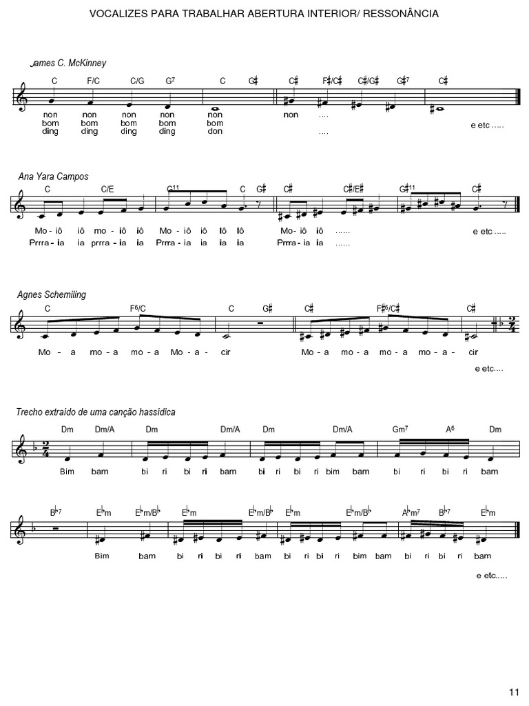 Vocalize Abertura - Ressonância | PDF