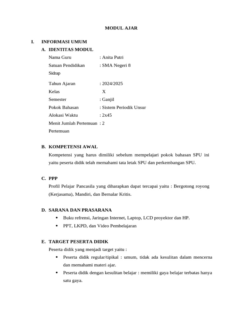 Modul SPU Observasi | PDF