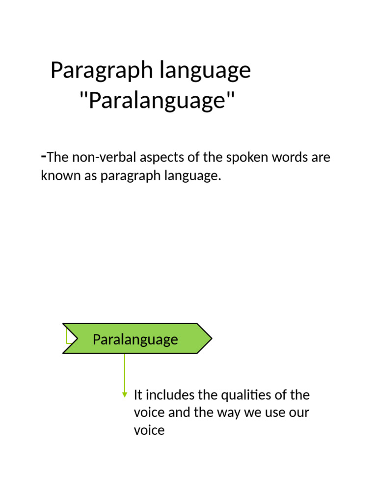 Paralanguage 1 - WPS Office | PDF