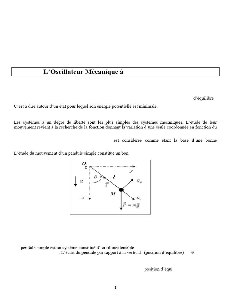 TP Pendule-1 | PDF