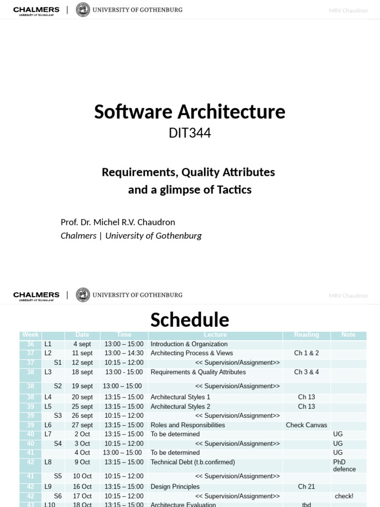 Lecture 3 Recap UML and Requirements and Quality Attributes 2019 | PDF