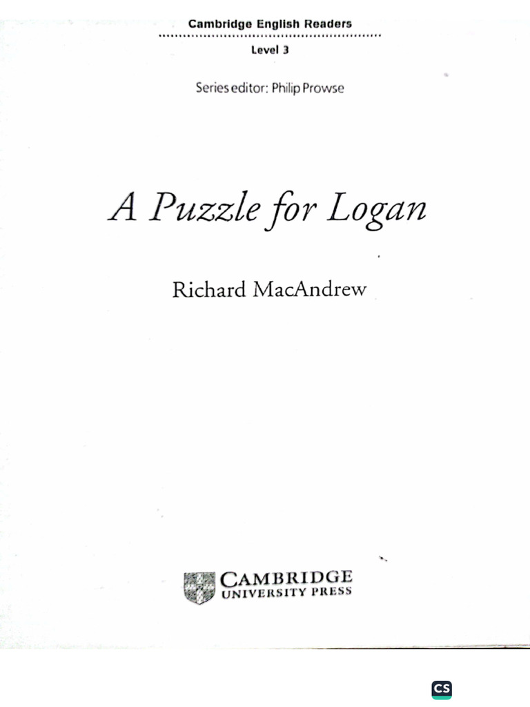 A Puzzle For Logan | PDF