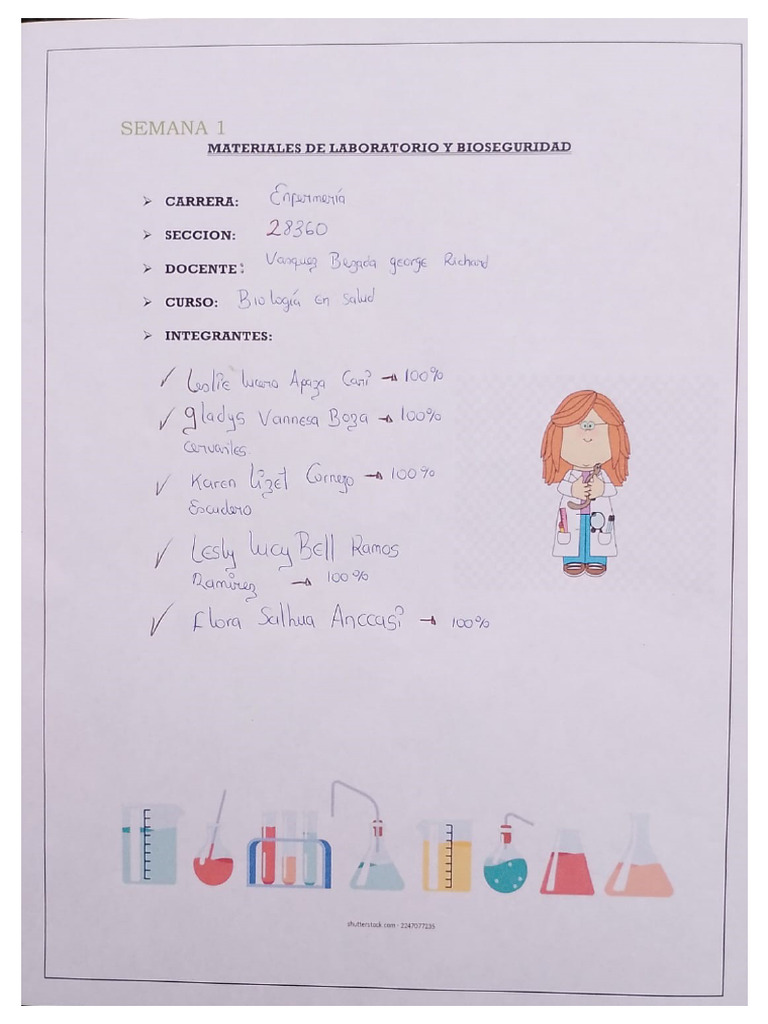 Materiales de Laboratorio y Bioseguridad | PDF