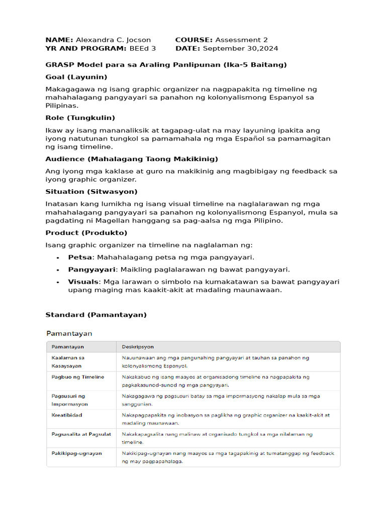 Assessment 2 Apan | PDF