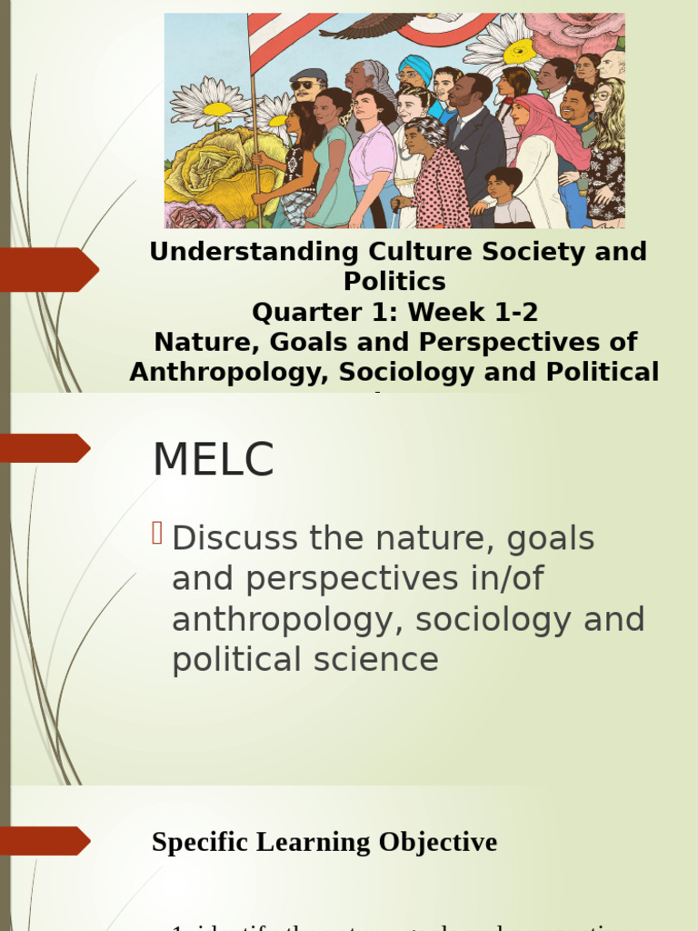 Ucsp q1 PPT 1 Nature Goals Perspectives | PDF