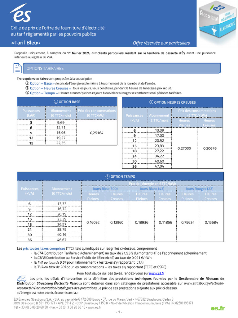 Fiche Descriptive Et Grille Tarifaire de L'offre | PDF