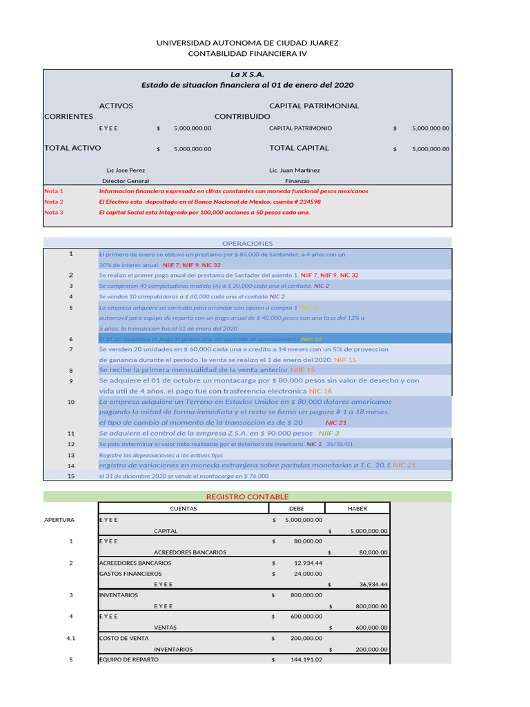 Solucion Al Primer Ejercicio Flujo de Efectivo 2024 | PDF
