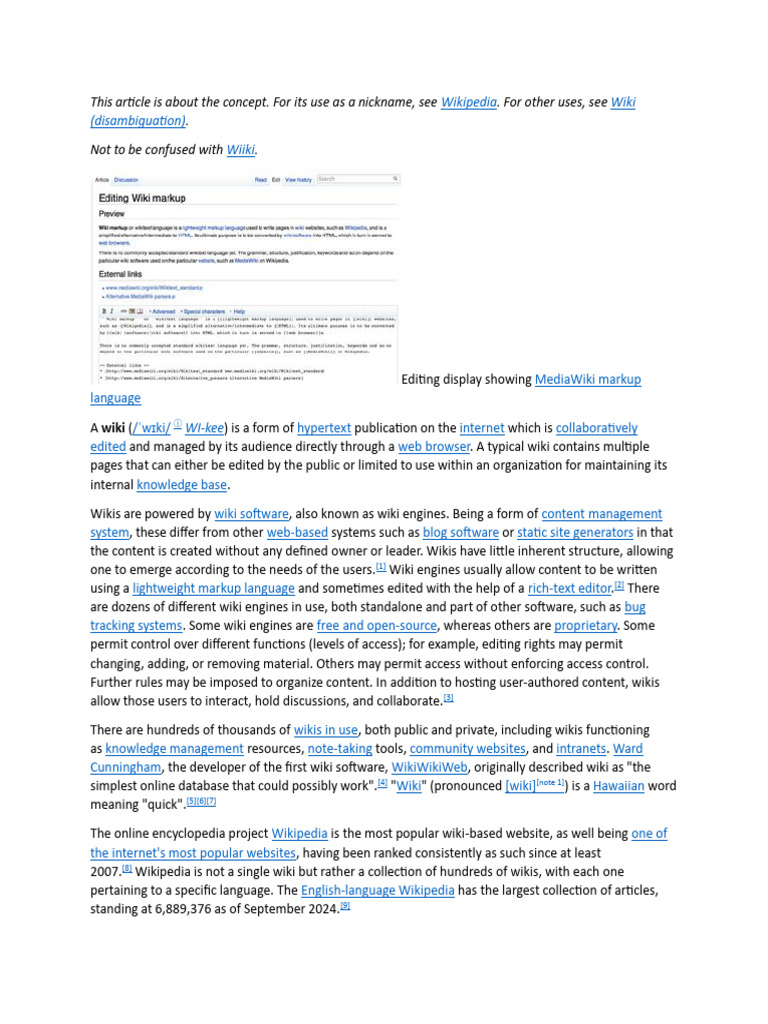 Understanding Wiki Collaboration Online | PDF | Wiki | Hyperlink