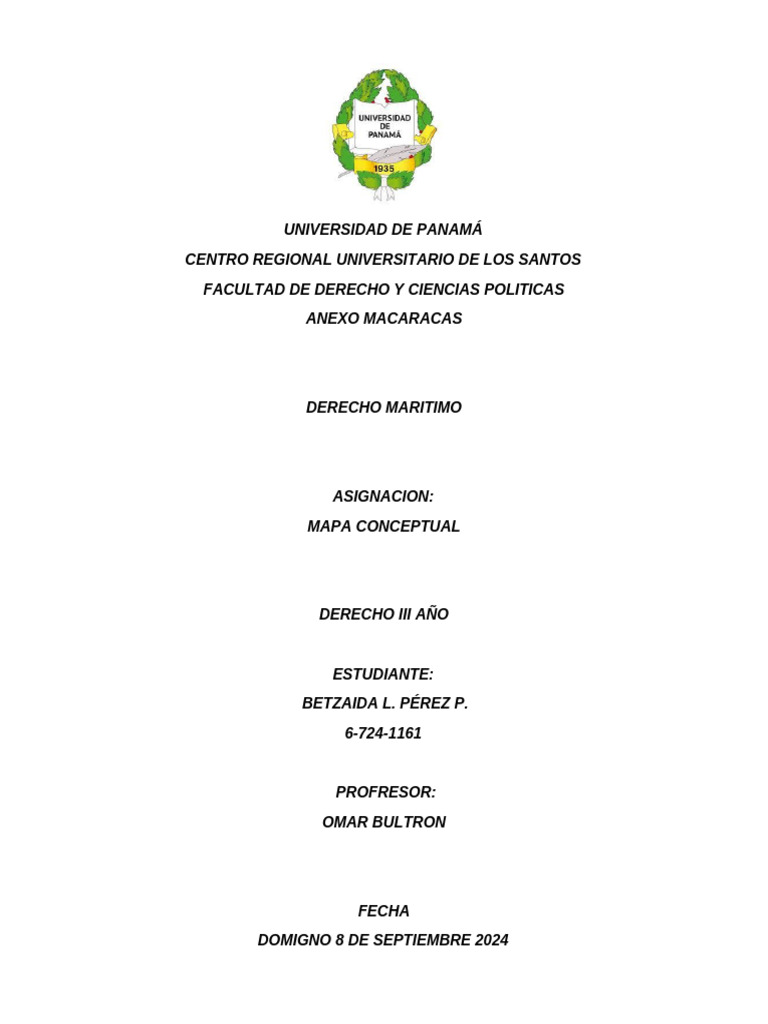 Mapa Conceptual - Maritimo | PDF