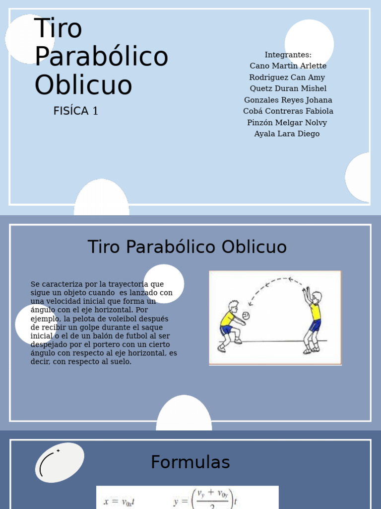 Tiro Parabolico | PDF