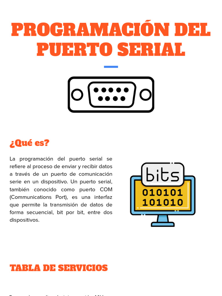 Programacion Del Puerto Serial | PDF