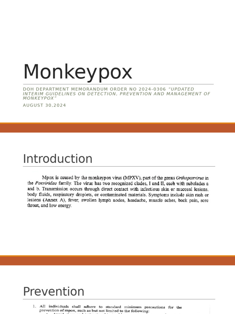 Monkeypox | PDF
