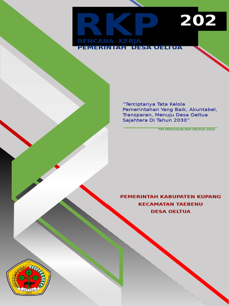 Cover RKP Desa Oeltua 2025 | PDF