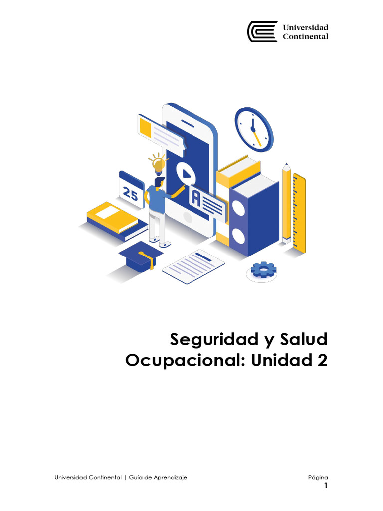 Guía de Aprendizaje Unidad 2 - Seguridad y Salud Ocupacional | PDF