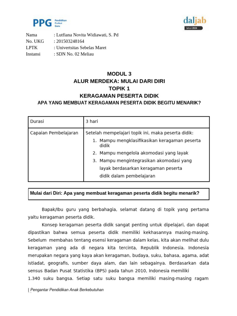 Modul 3-Ppabk - Topik 1 - Konten 1 (Teks) | PDF