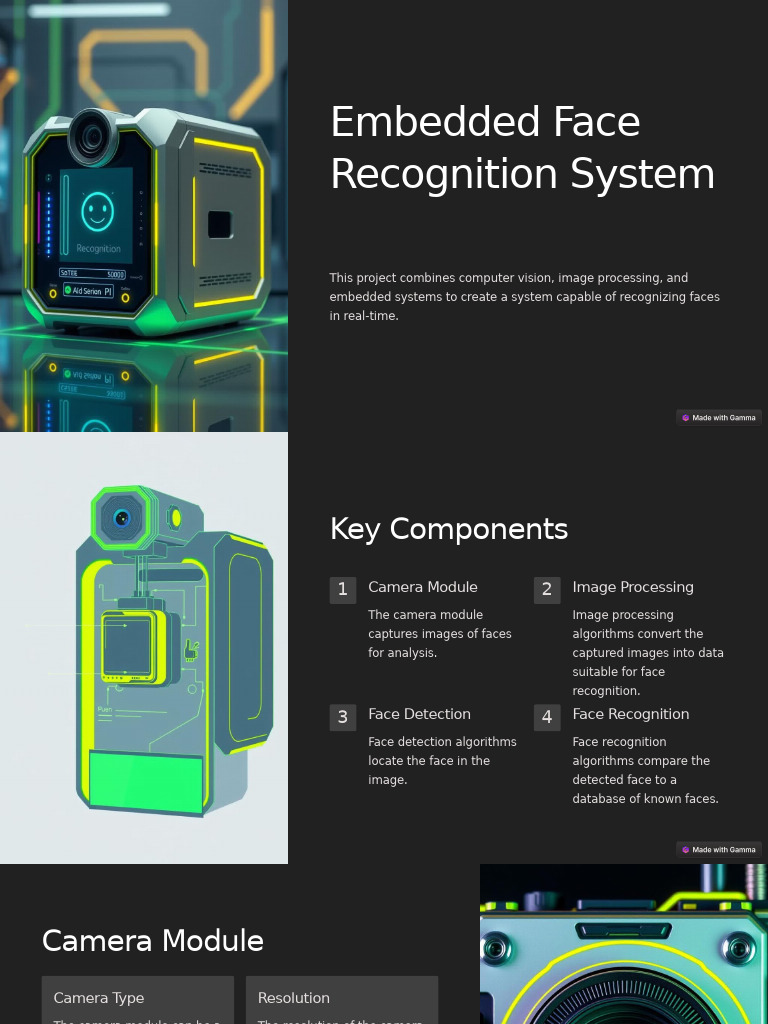 Embedded Face Recognition System | PDF