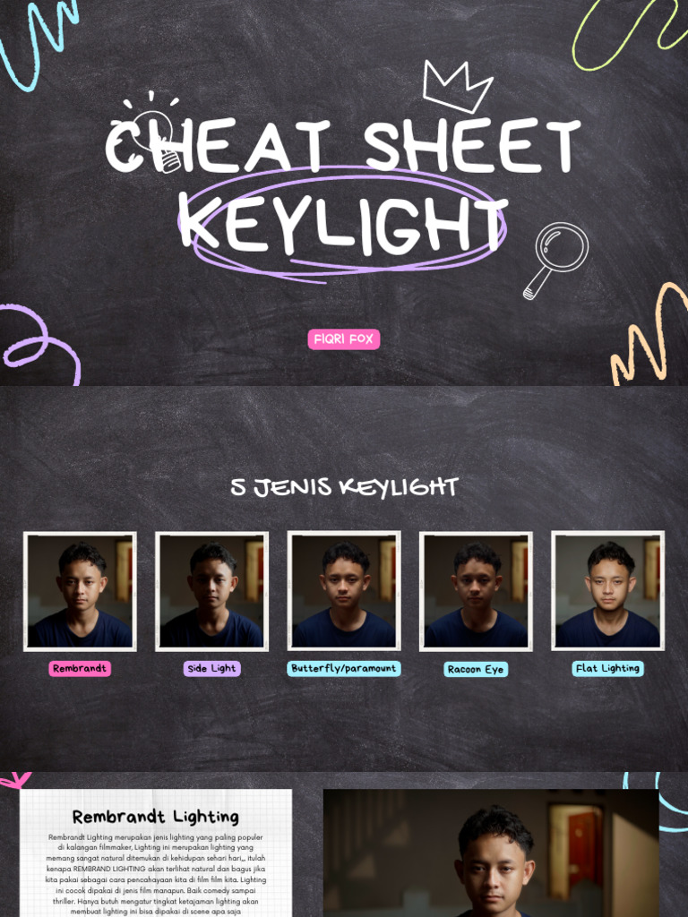 Cheat Sheet Keylight | PDF