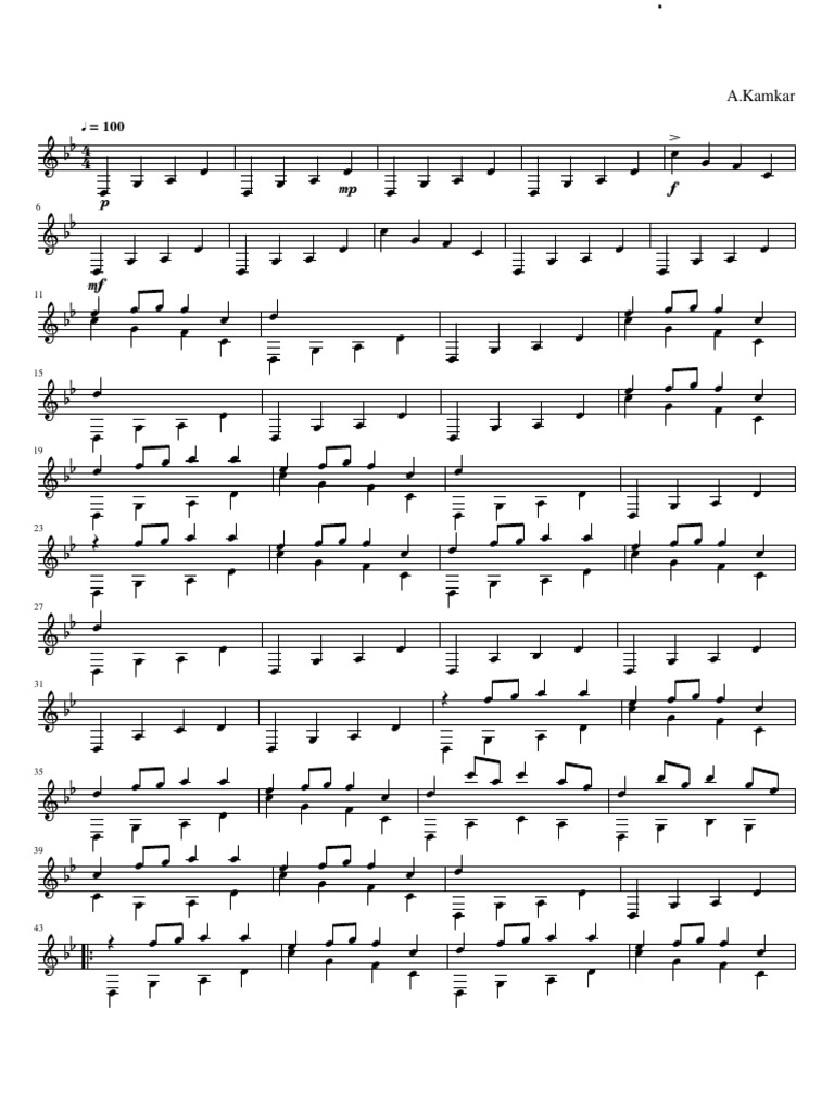 Ardavan Kamkar Shure-Re PDF | PDF