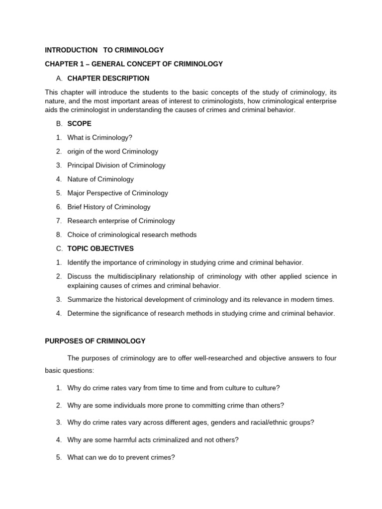 Preliminary Notes | PDF