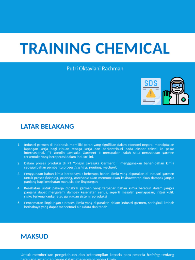 Training Chemical | PDF