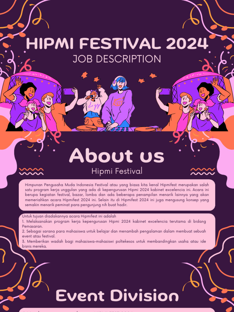 Job Desc HIPMI FEST 2024 | PDF