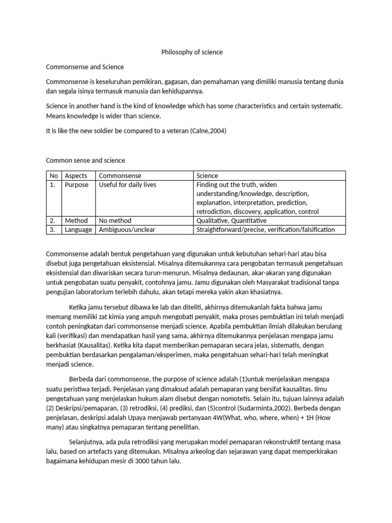 Philosophy of Science | PDF