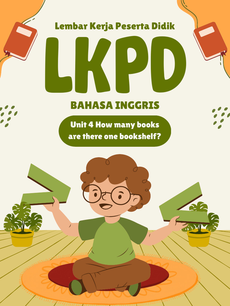 LKPD Kelas 2 - Unit 4 How Many Books Are There One Bookshelf | PDF