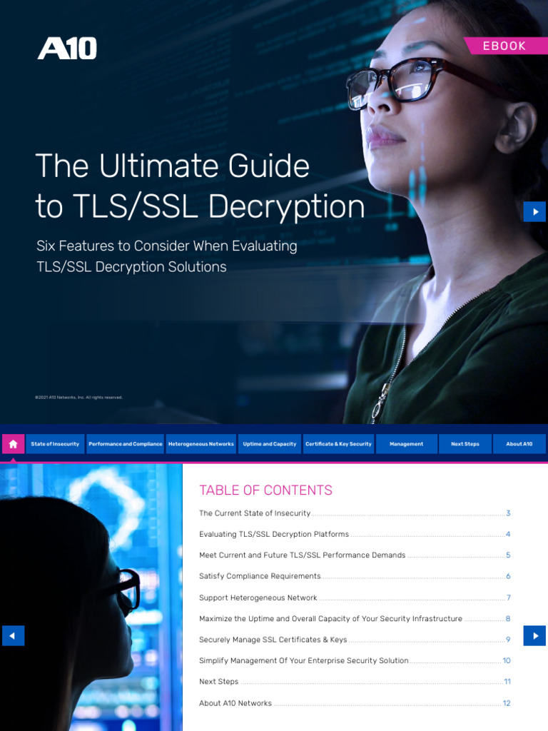 A10 EB The Ultimate Guide To Tls SSL Decryption | PDF