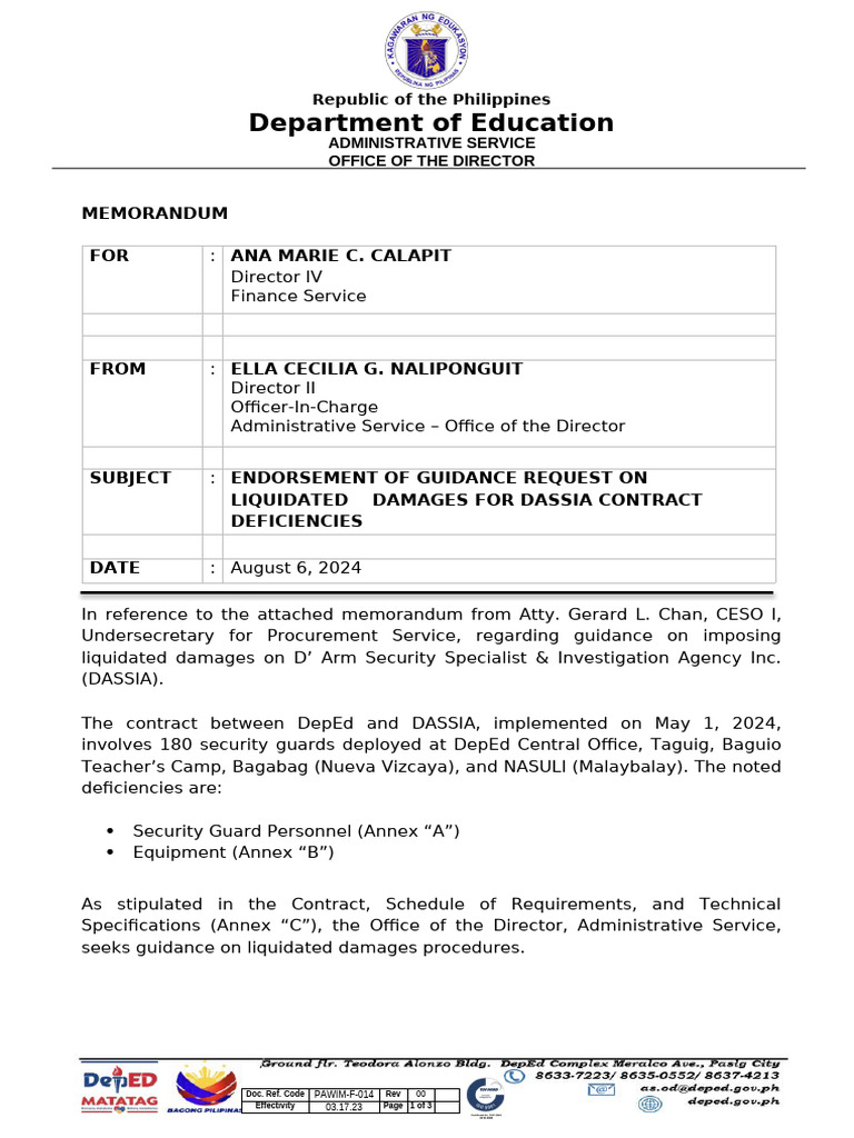 Template of Endorsement Letter | PDF