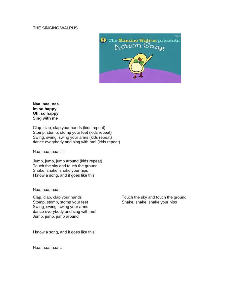 The Singing Walrus | PDF