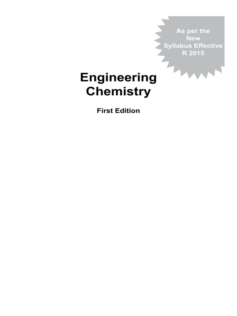 Engineering Chemistry 1nbsped 9789339223335 9339223330 Compress | PDF