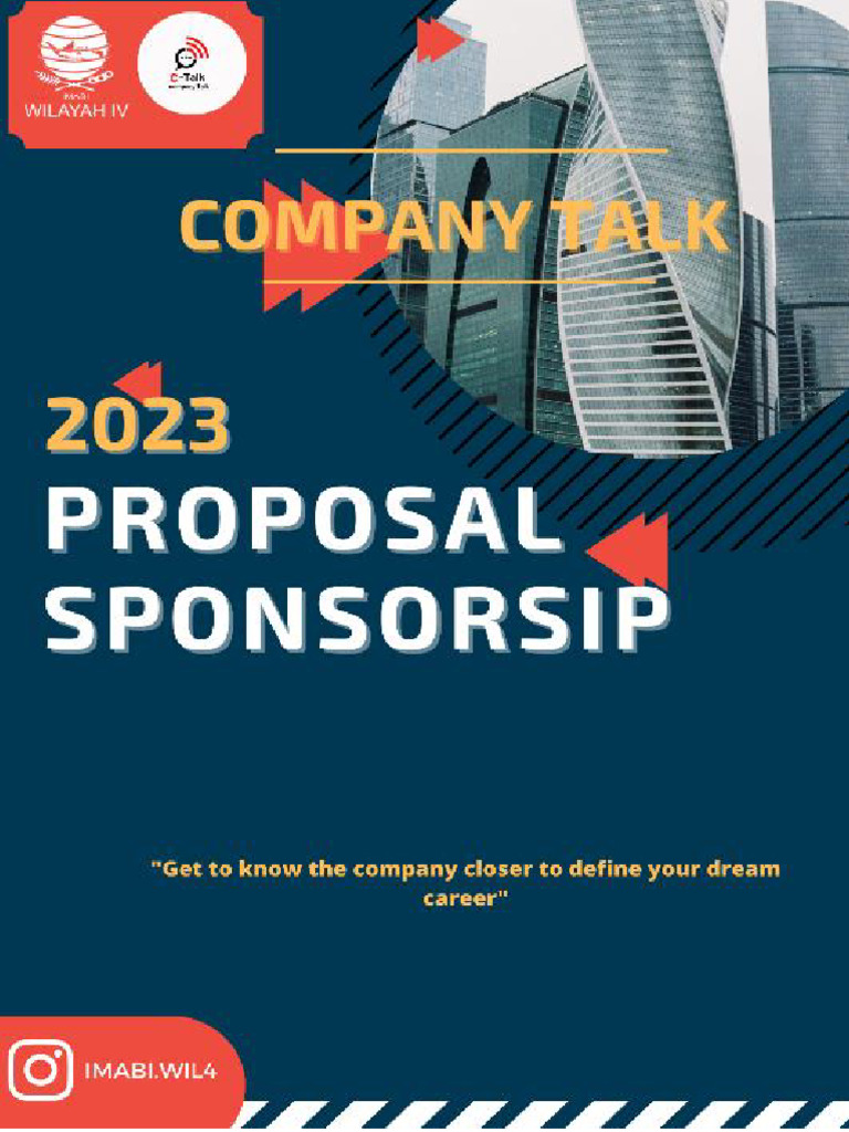 Proposal Sponsorship Company Talk 2023.. | PDF