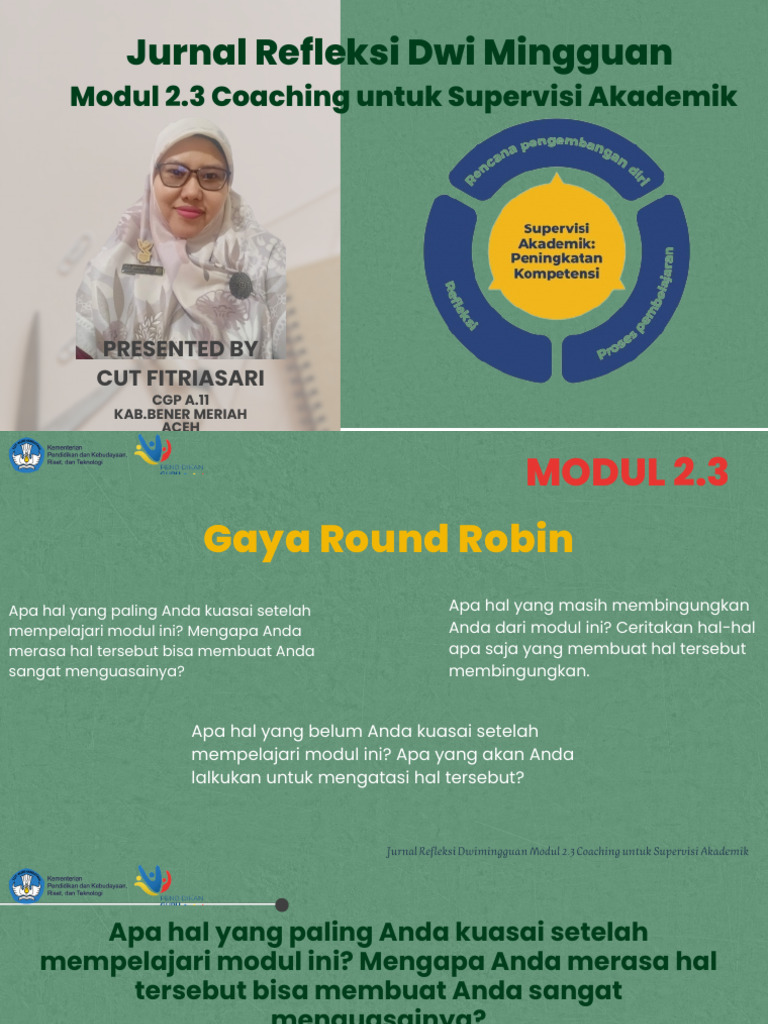 JURNAL REFLEKSI MODUL 2.3 | PDF