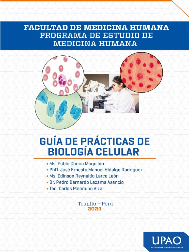 Guía Prácticas Biología Celular 2024-20 | PDF