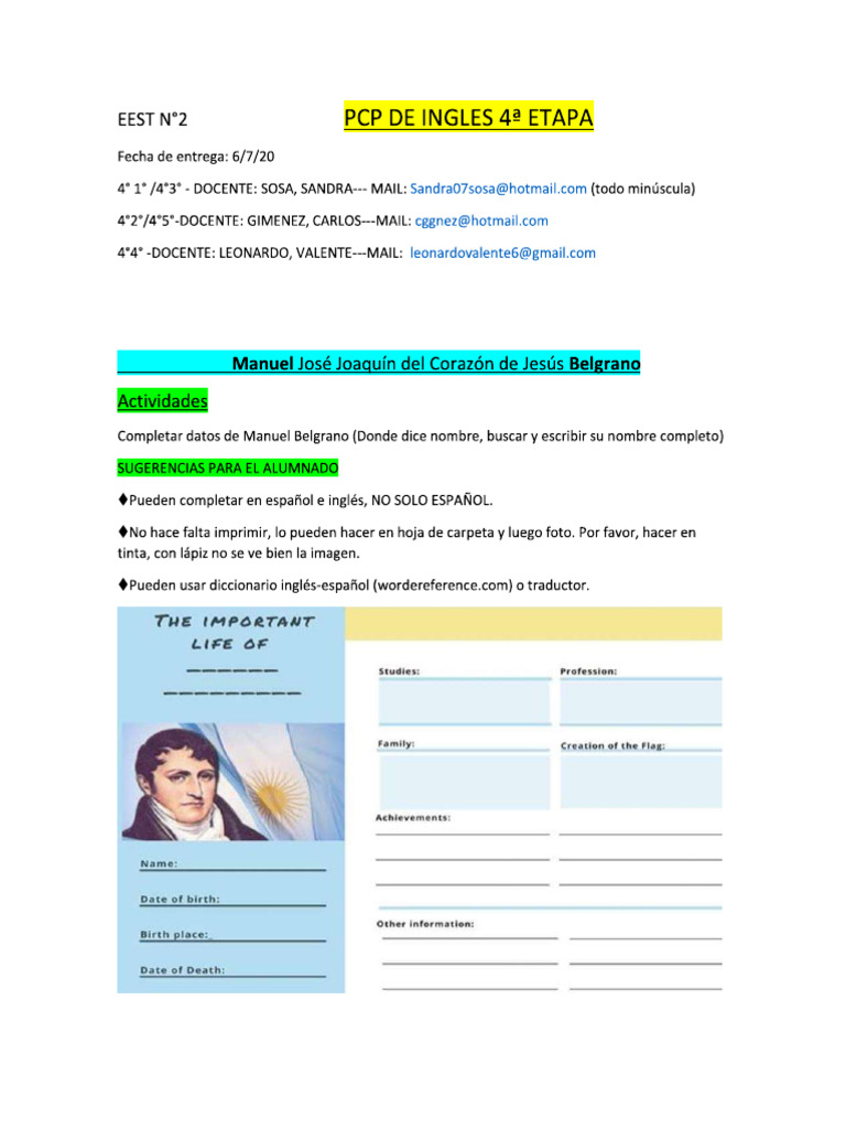 4° Año 4° TP | PDF