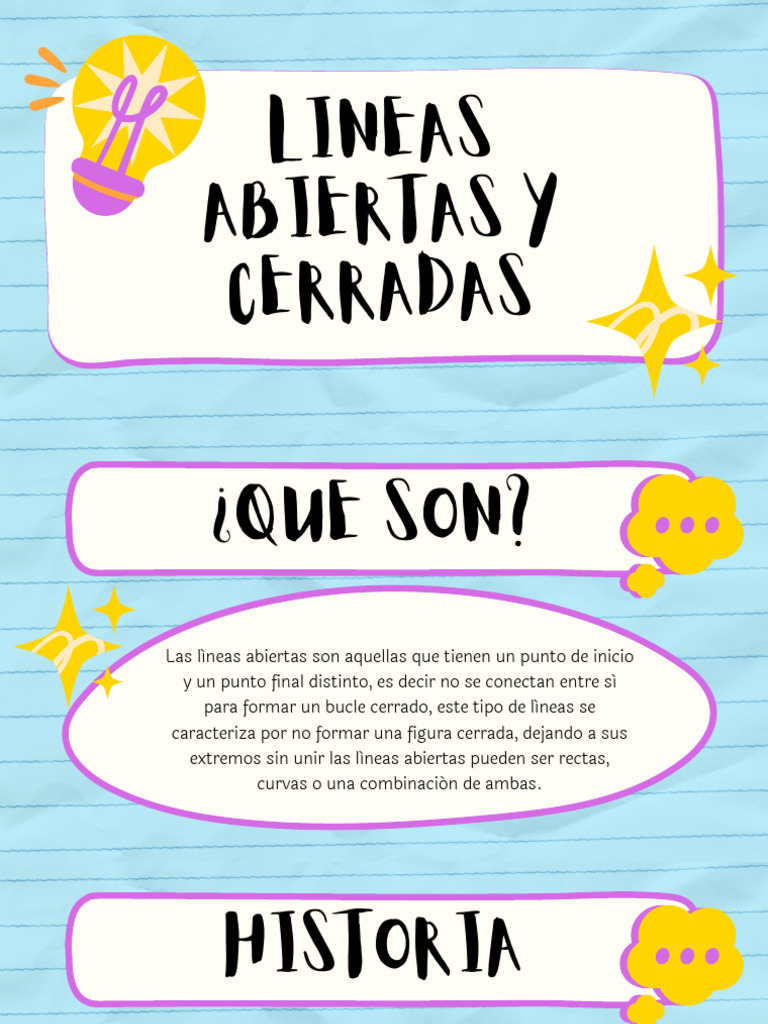Lineas Abiertas y Cerradas PDF | PDF | Geometría | Matemáticas