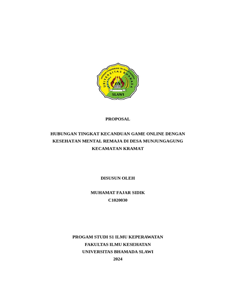 Revisi Proposal Ketos | PDF