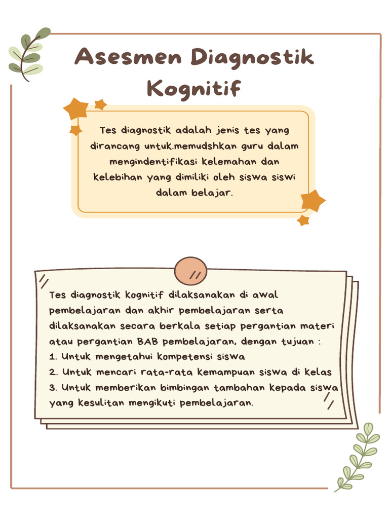 Asesmen Diagnostik Kognitif Kelas 4 Pdf