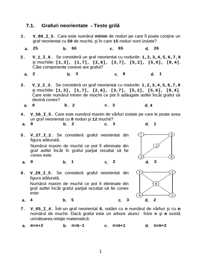 Grafuri Si Arbori | PDF