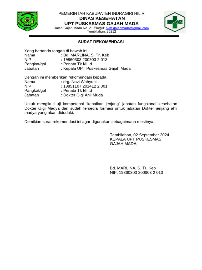 Rekom Ukom Pribadi | PDF