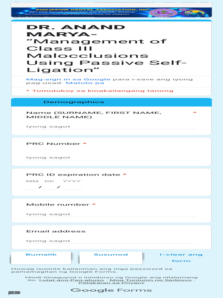 DR. ANAND MARYA - "Management of Class III Malocclusions Using Passive ...