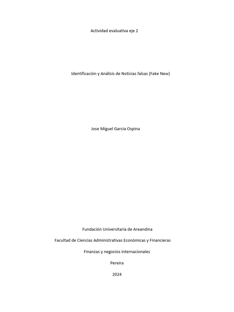 Expresion y Comunicacion Actividad Evaluativa Eje 2 | PDF
